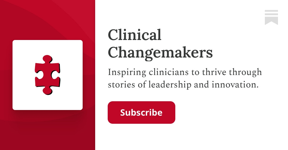 Clinical Changemakers | Jono Hoogerbrug | Substack