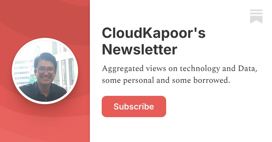CloudKapoor's Newsletter | Abhishek Kapoor | Substack