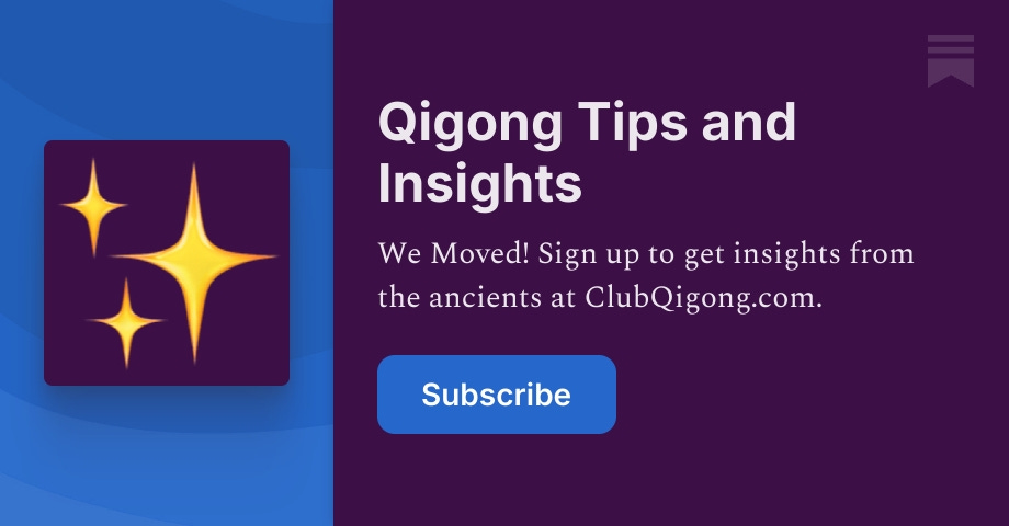 Qigong Tips and Insights | Joe Moody | Substack
