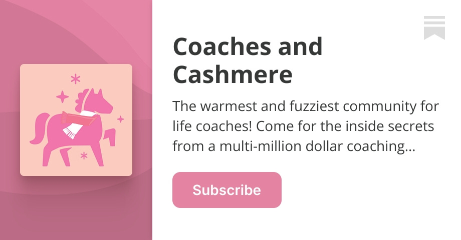Coaches and Cashmere | Christie Mims | Substack