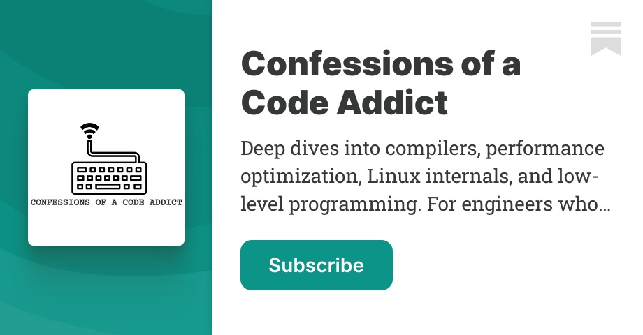 Confessions of a Code Addict | Abhinav Upadhyay | Substack