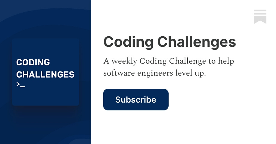 Coding Challenges | John Crickett | Substack