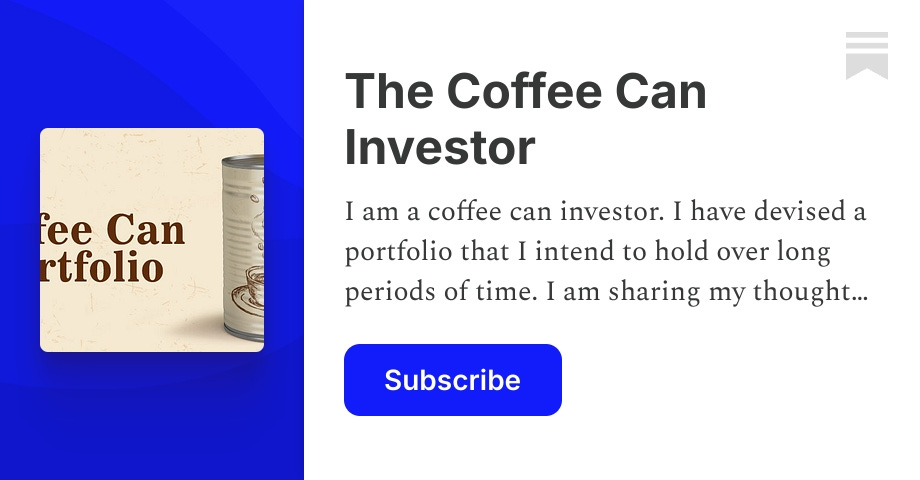 The Coffee Can Investor | Substack