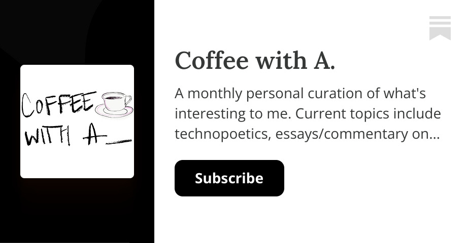 Coffee with A. | Angelica | Substack