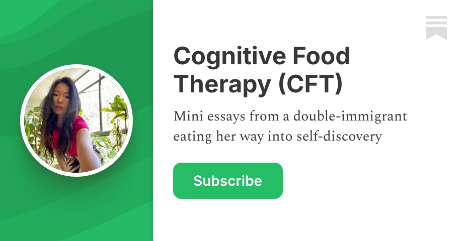 Cognitive Food Therapy (CFT) | Carissa Gozali | Substack