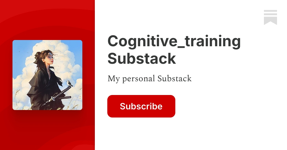 Cognitive_training Substack | COGNITIVE TRAINING | Substack