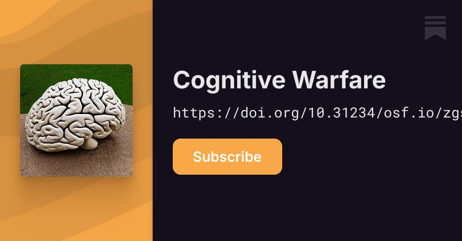 Cognitive Warfare | Substack