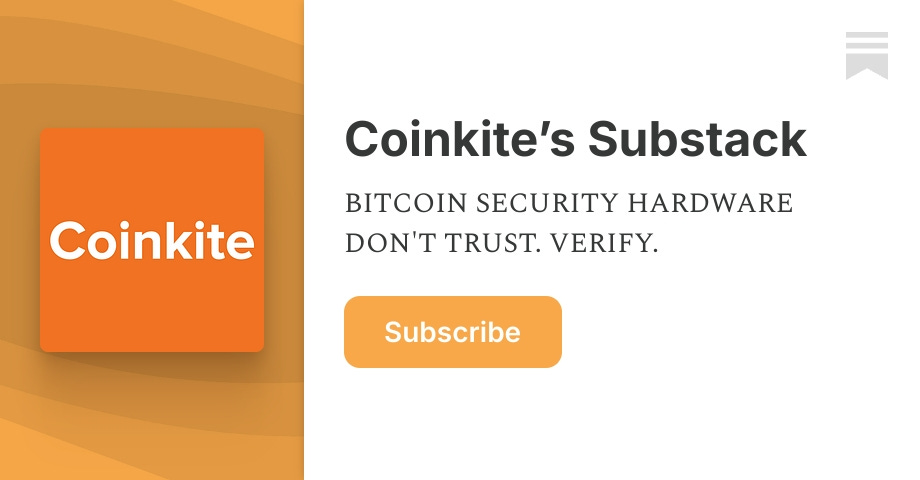 Proof of Keys Vol 3. Final - by Coinkite and NVK