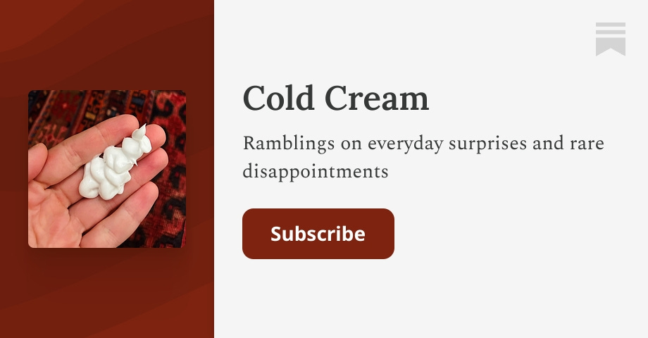 Cold Cream | Genevieve | Substack