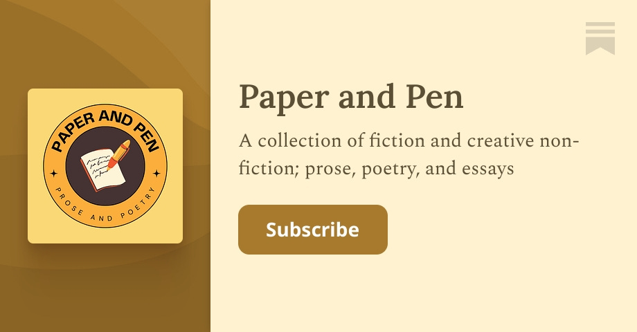 Paper and Pen | Cole Erickson | Substack