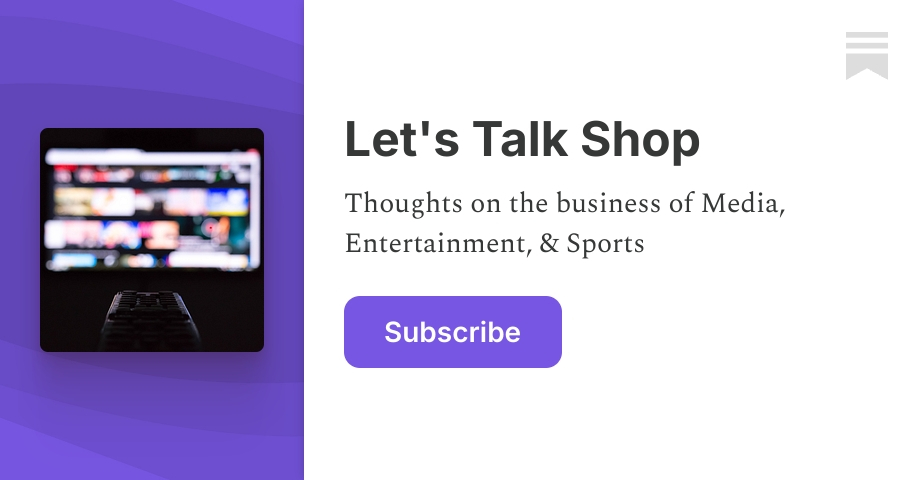 Let's Talk Shop | Cole Goodman | Substack