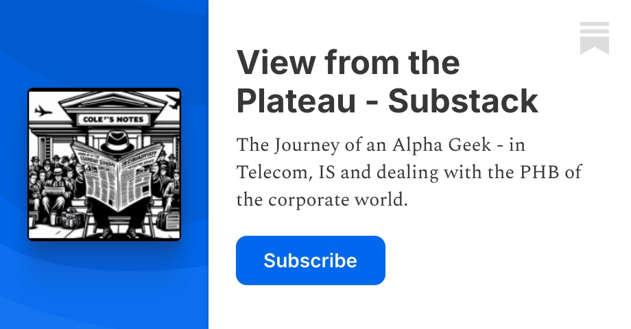View from the Plateau - Substack | Coleman Mark Cooper | Substack