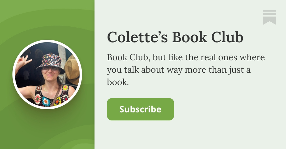 Colette’s Book Club | Substack