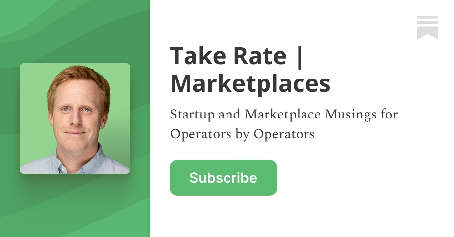 Take Rate | Colin Gardiner | Substack