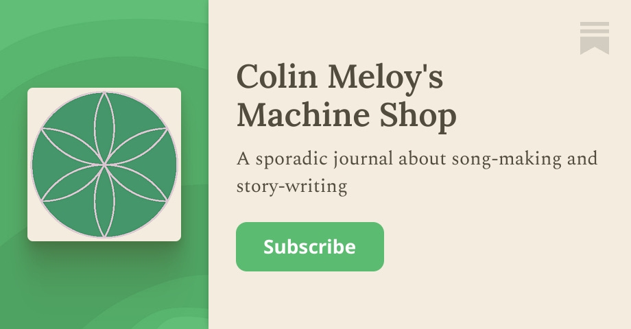 Colin Meloy's Machine Shop | Substack