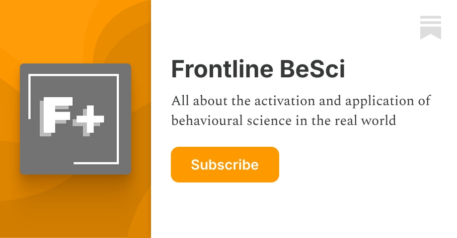 Frontline BeSci | Colin Strong | Substack