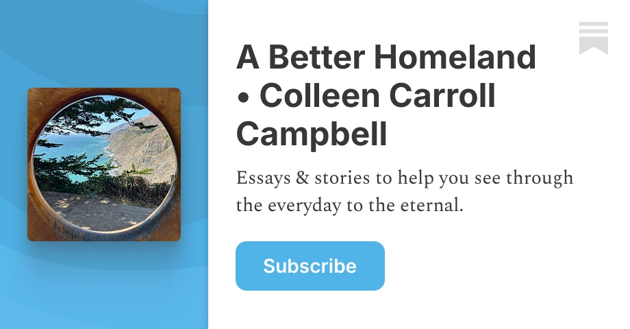 A Better Homeland • Colleen Carroll Campbell | Substack