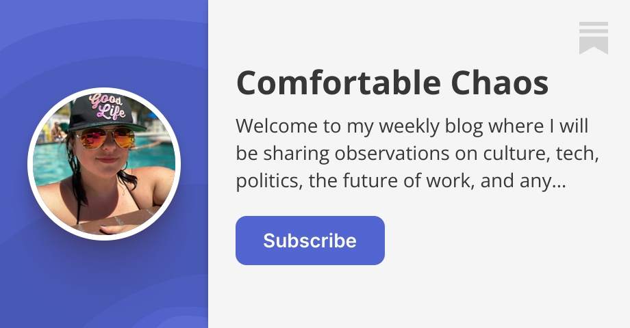 Comfortable Chaos | Natalie | Substack
