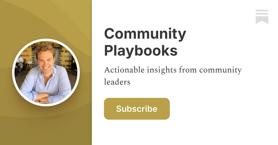 Community Playbook: Ship 30 for 30 - by Tom Guthrie