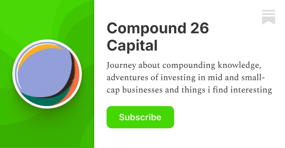Compound 26 Capital | Pawan Kaul | Substack