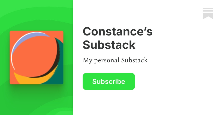 Constance’s Substack | Constance Ducharme | Substack