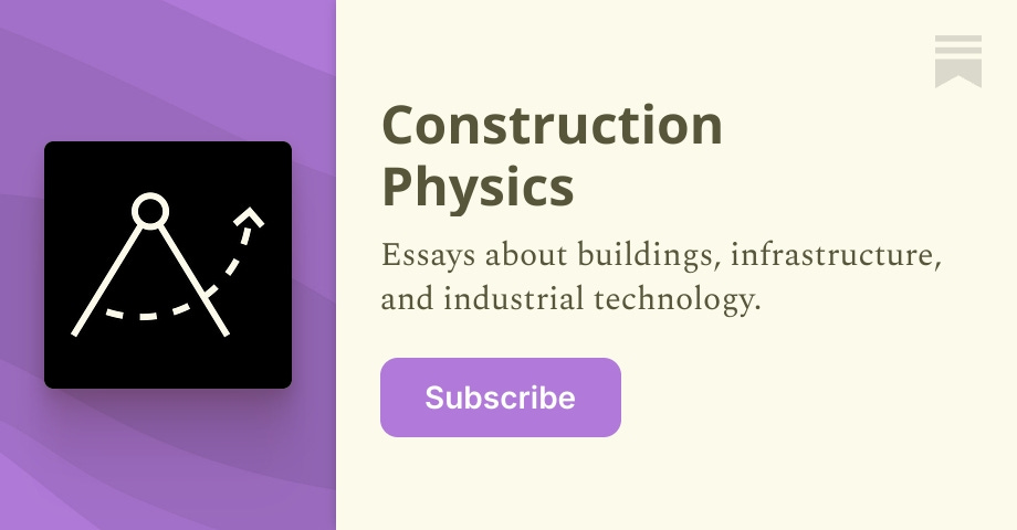 Construction Physics Table of Contents - by Brian Potter