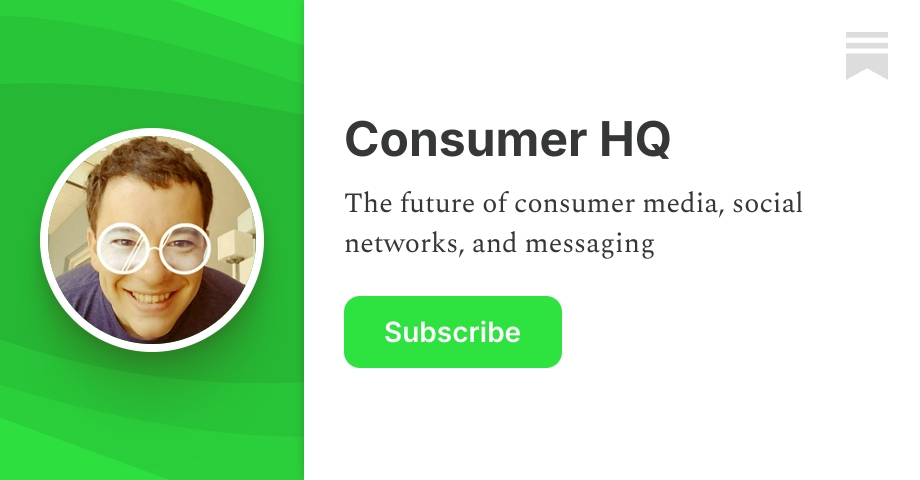 Consumer HQ | Yury Lifshits | Substack