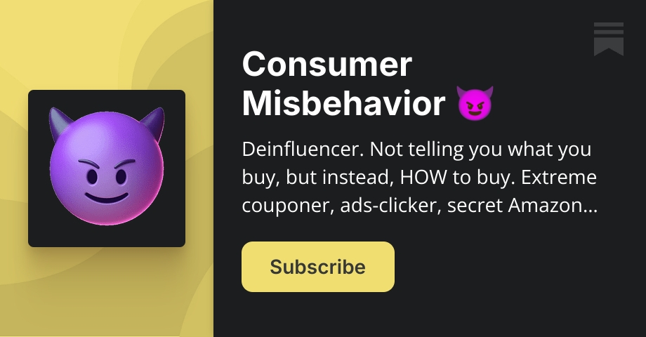 Consumer Misbehavior 😈 | Hannah M. Le | Substack