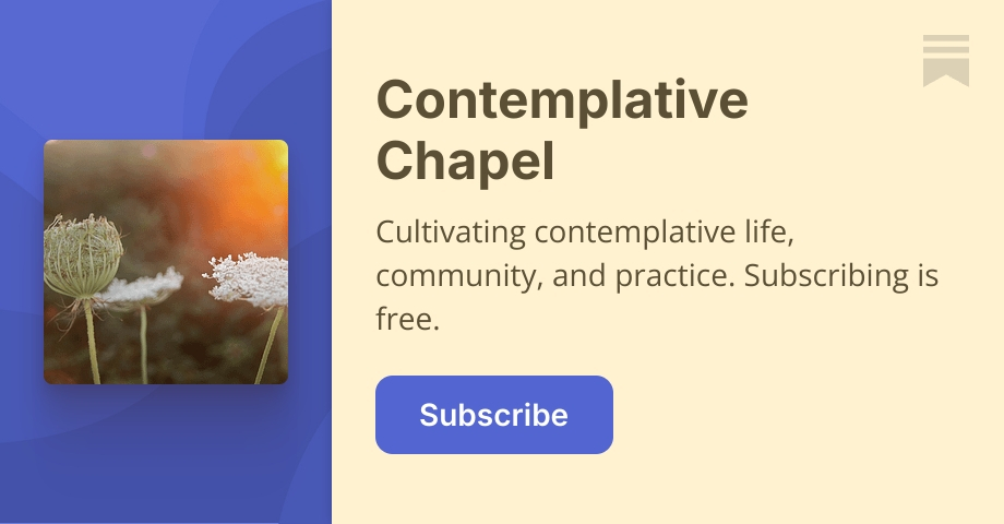 Contemplative Chapel | Gary Jones | Substack