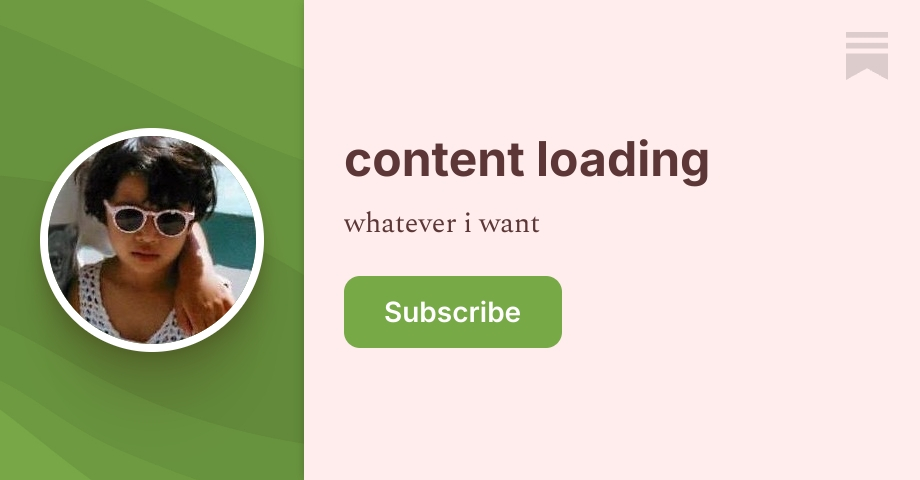 content loading | pallavi | Substack