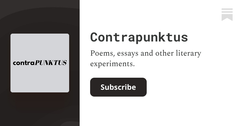 Contrapunktus | Chaitanya | Substack