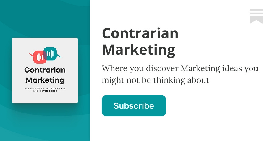 Contrarian Marketing | Kevin Indig | Substack