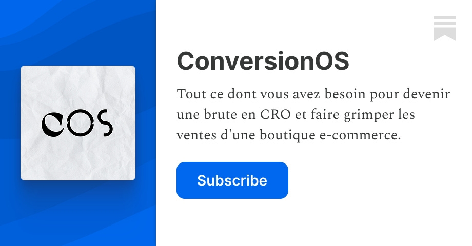 ConversionOS | Mathieu Gesbert | Substack
