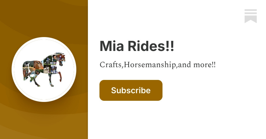 Mia Rides!! | Substack