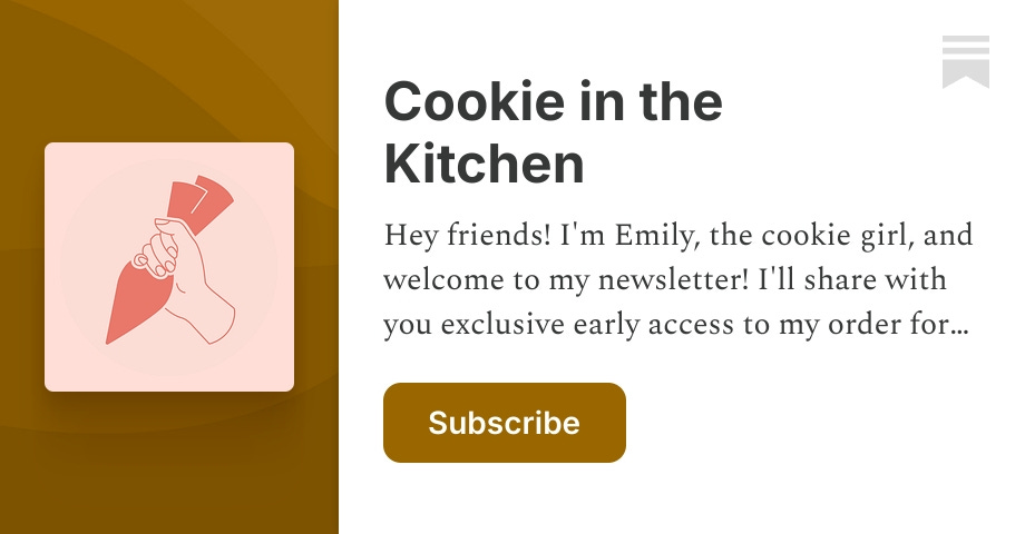 Cookie in the Kitchen | Emily Henegar | Substack