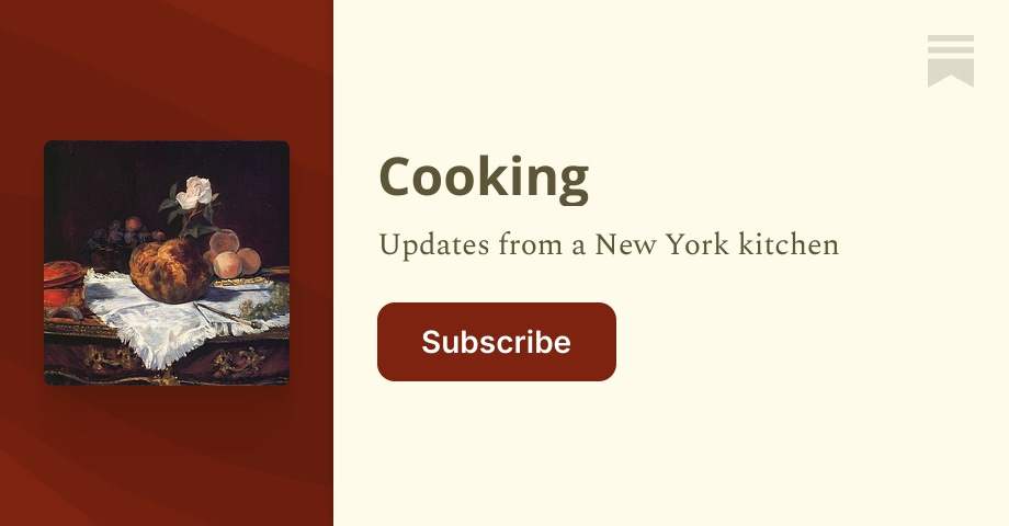 Cooking | Colleen Kelsey | Substack