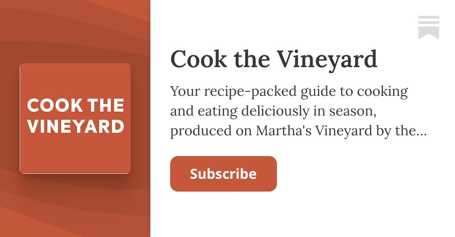 Cook the Vineyard | Substack