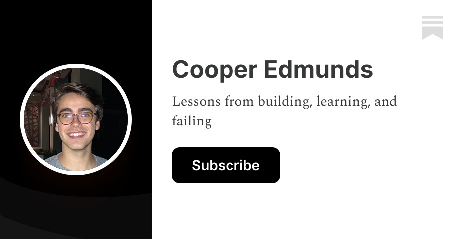 Cooper Edmunds | Substack