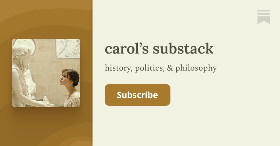 carol’s substack | carol s. | Substack