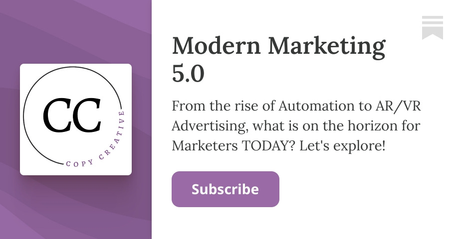 Modern Marketing 5.0 | Hannah Lightner | Substack
