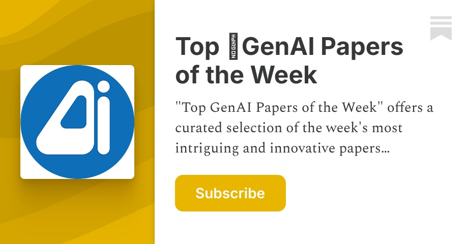 Top LLM Papers of the Week | Yoon Baek | Substack
