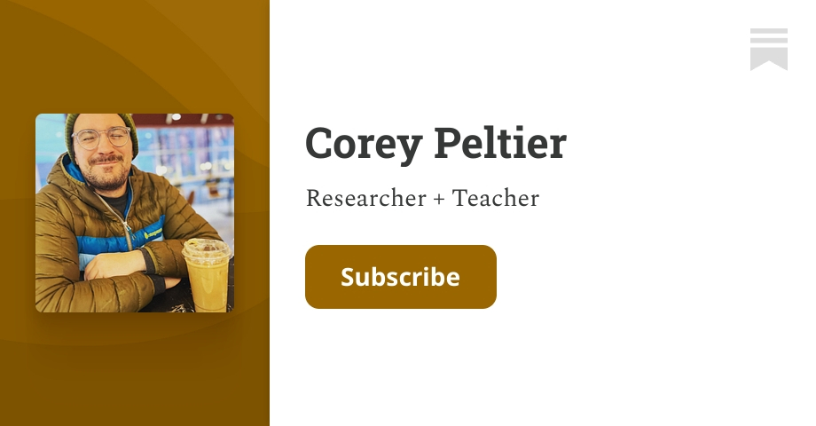 Corey Peltier | Substack
