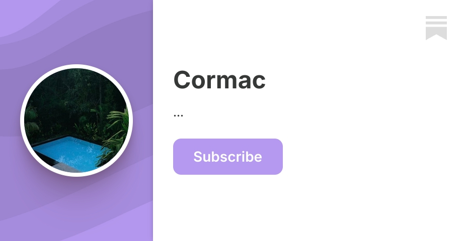 Cormac | Cormac Hayden | Substack