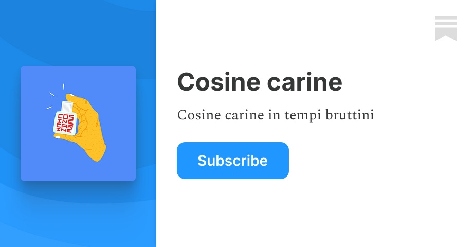 Cosine carine | Gio | Substack