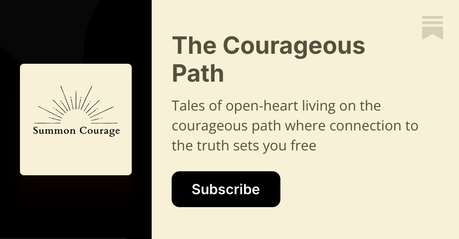 The Courageous Path | Dr. Lesley Tate-Gould | Substack