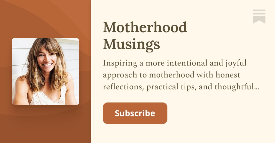 Motherhood Musings | Courtney Adamo | Substack