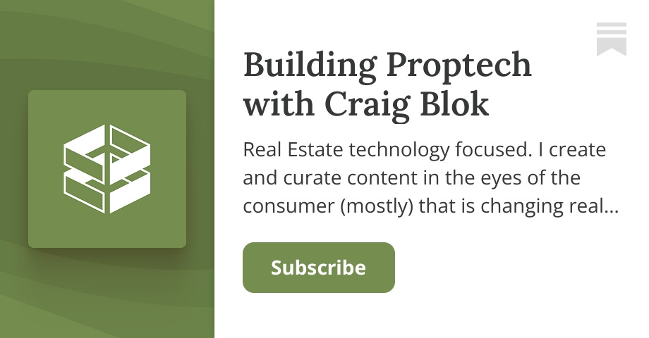 Building Proptech with Craig Blok | Substack