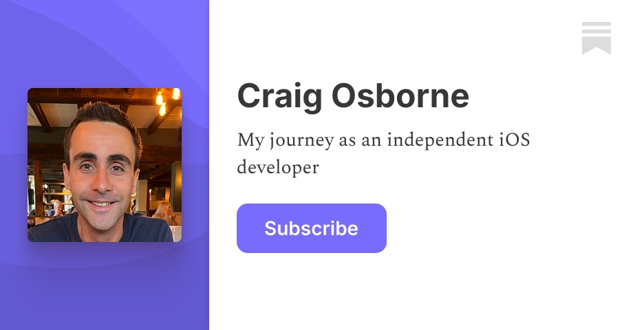 Craig Osborne | Substack