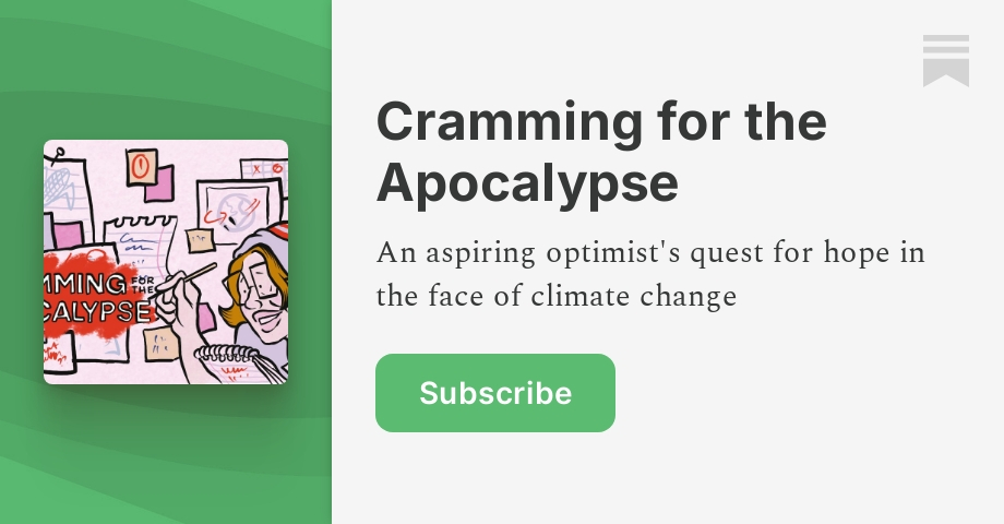 Cramming for the Apocalypse | Elizabeth Doerr | Substack