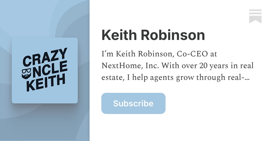 Keith Robinson | Substack